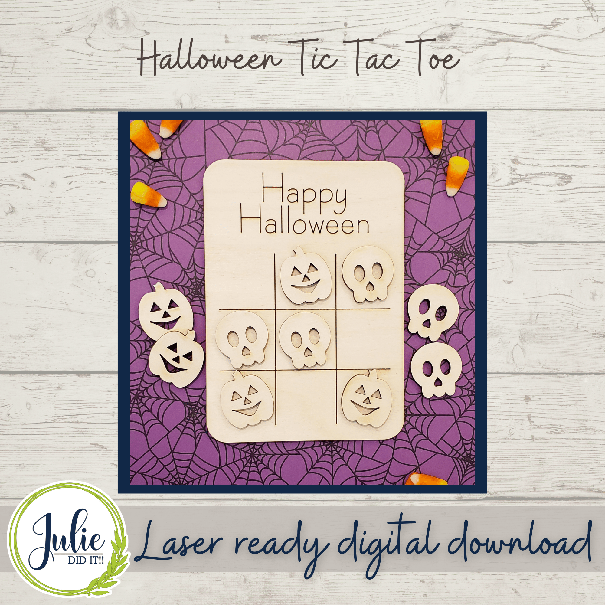 Halloween Tic Tac Toe - FREE FILE – Julie Did It Studios