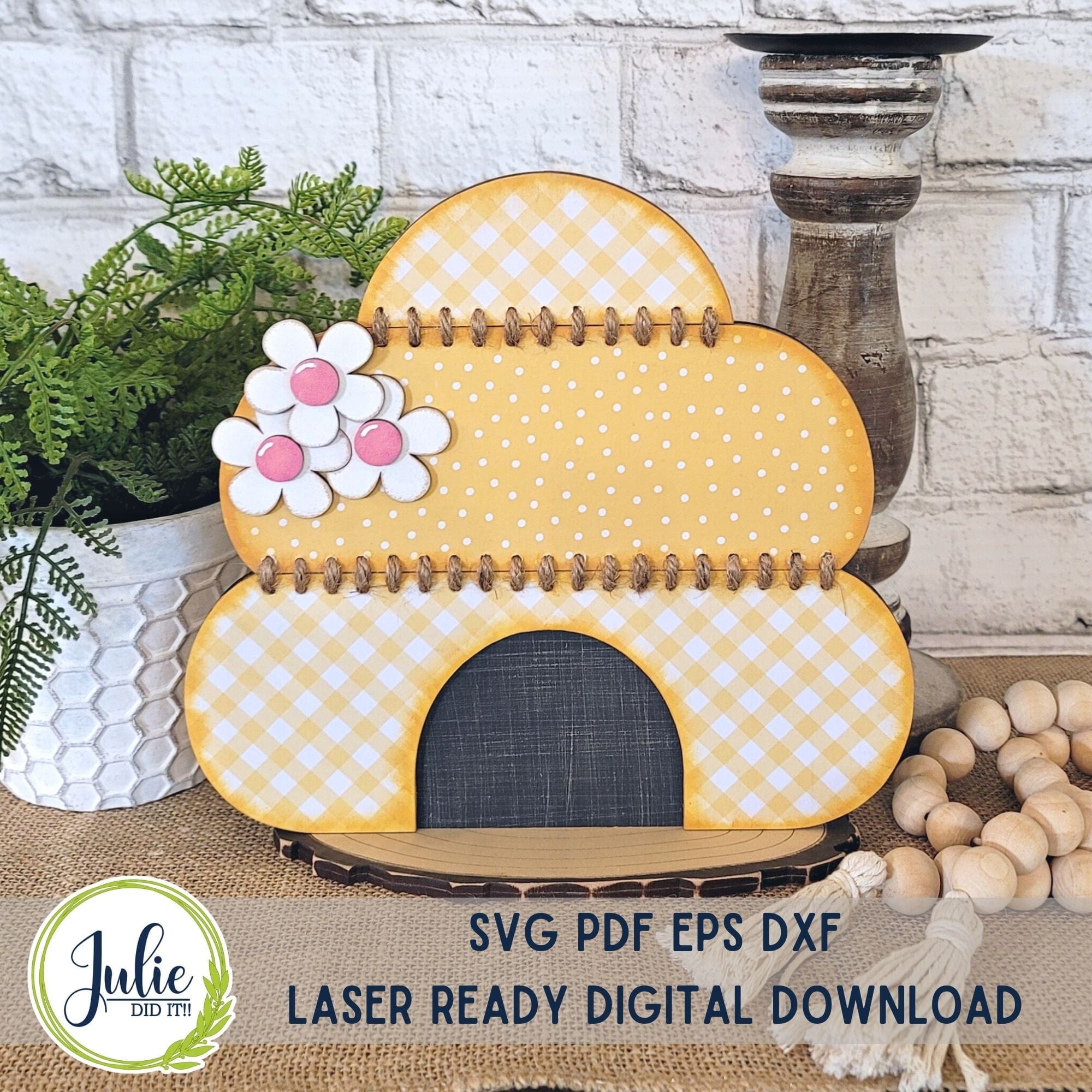 Stitched Beehive Shelf Sitter – Julie Did It Studios